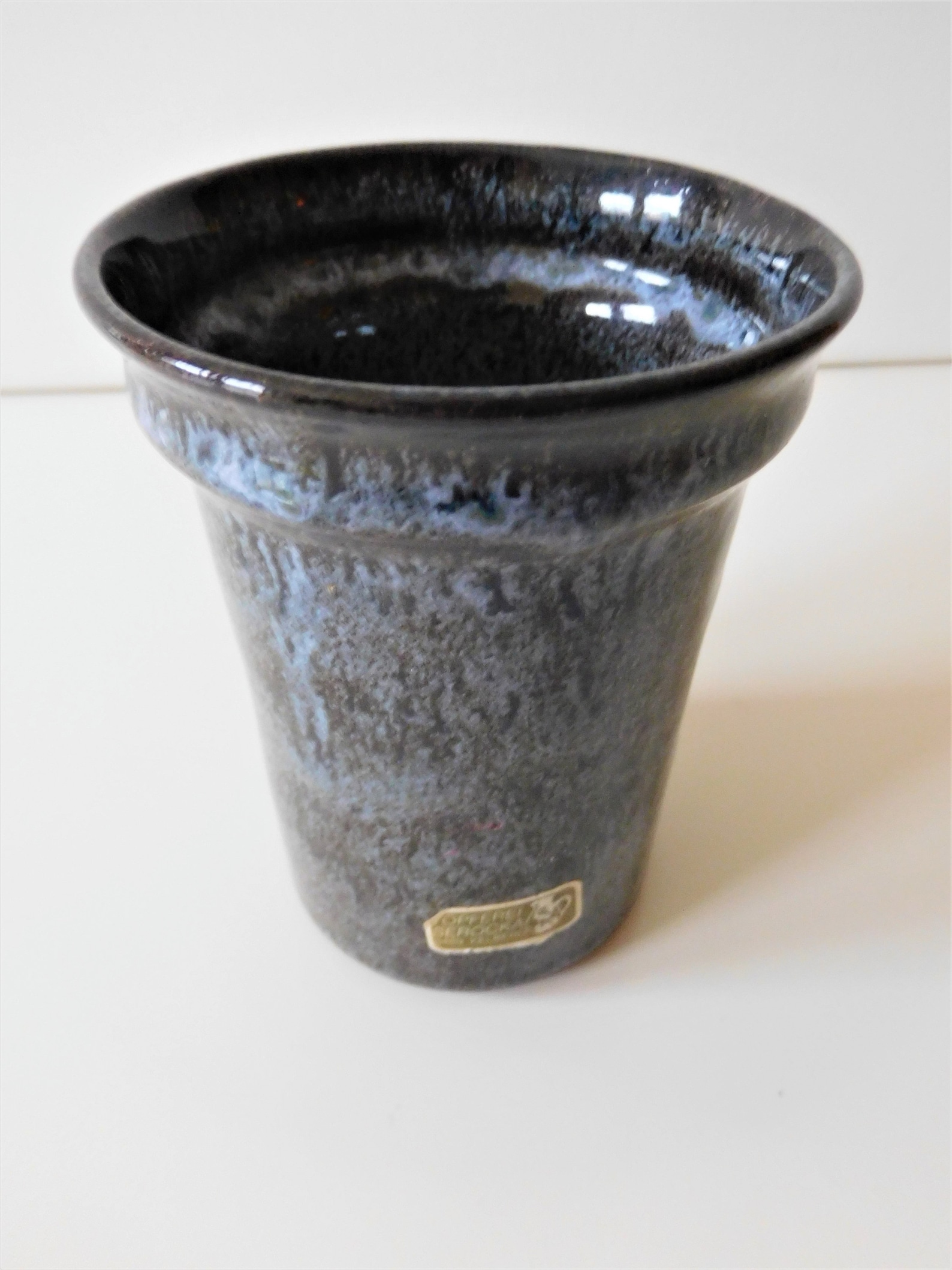 Studio Art Ceramic Vase by Elly & Walter Serocka for Töpferei Serocka ...