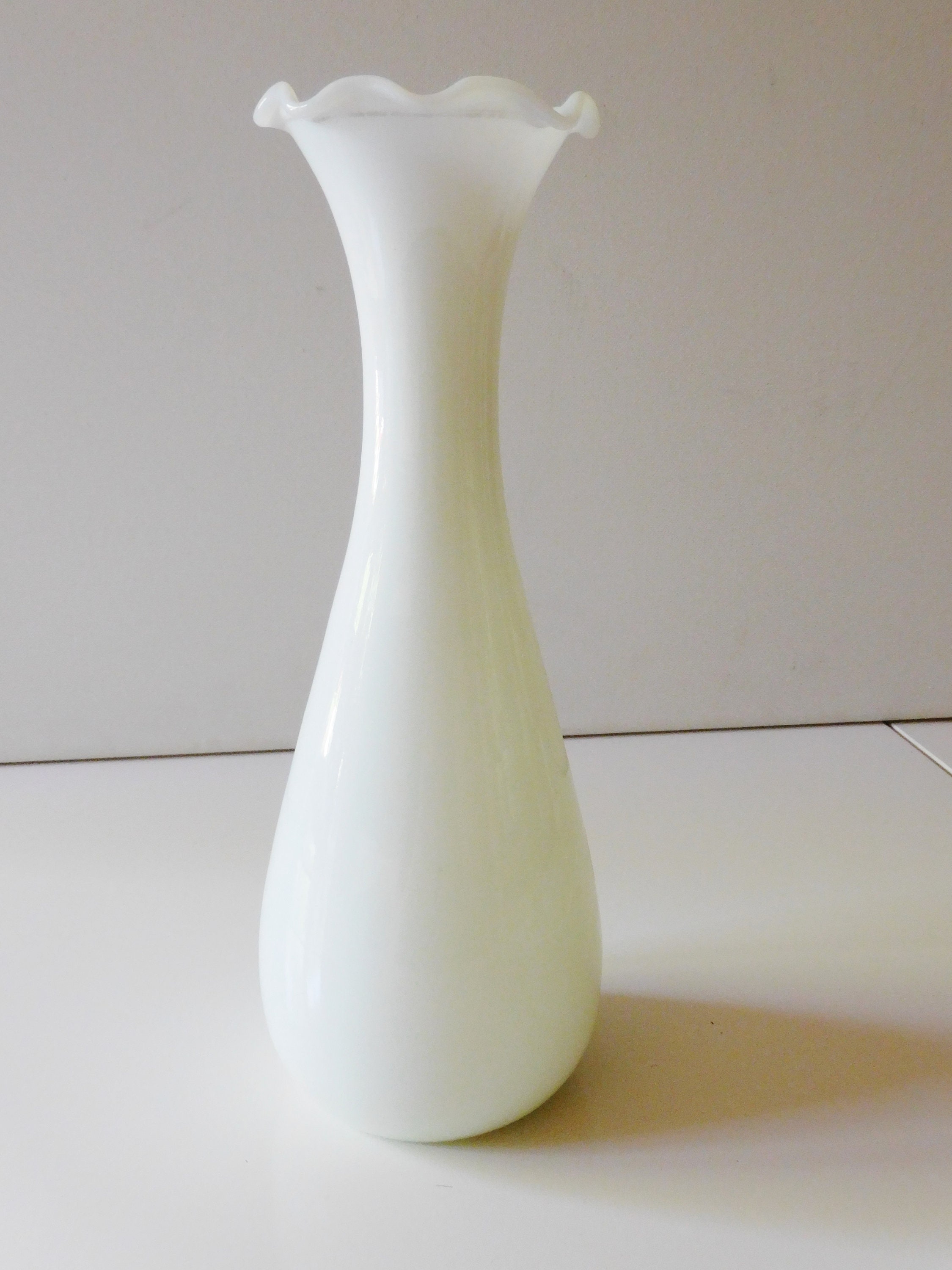 Stelvia / Opalina Fiorentina Cased Glass Vase Handmade Italy | Etsy