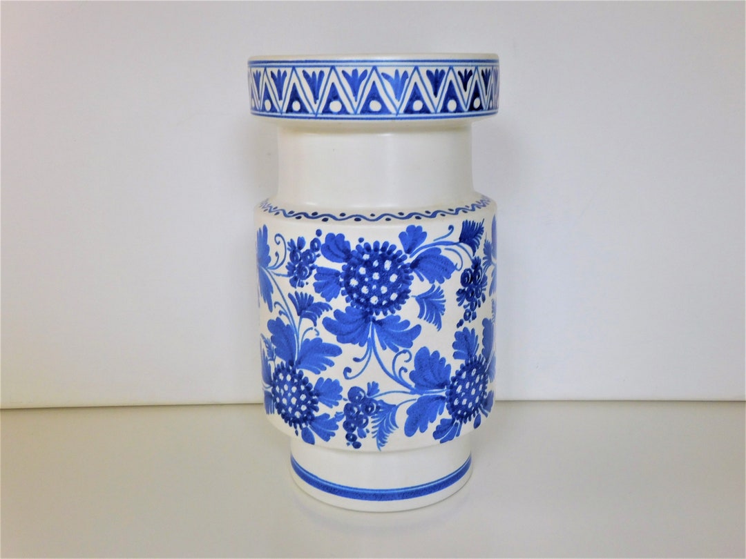 Arces - RSM by Bruno HUGO, Ceramic Hand Painted Vase, Italy - Etsy