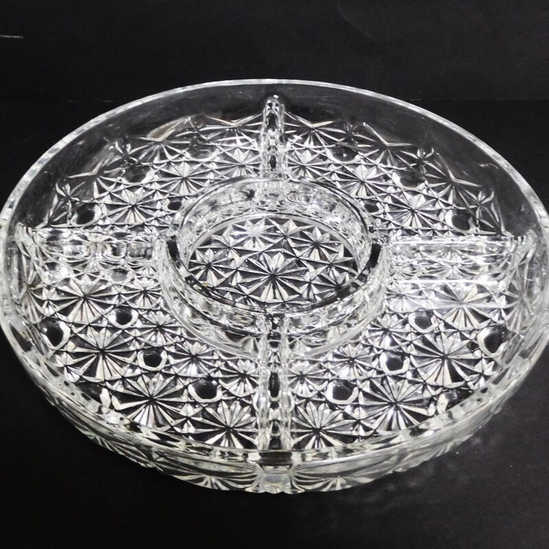 Crystal Serving Tray - Etsy