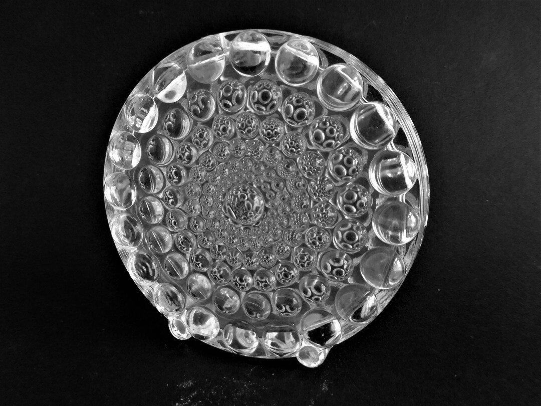 Beyer & Co, Crystal Glass "disc Shape" 12 Cm Vase, Germany - Etsy