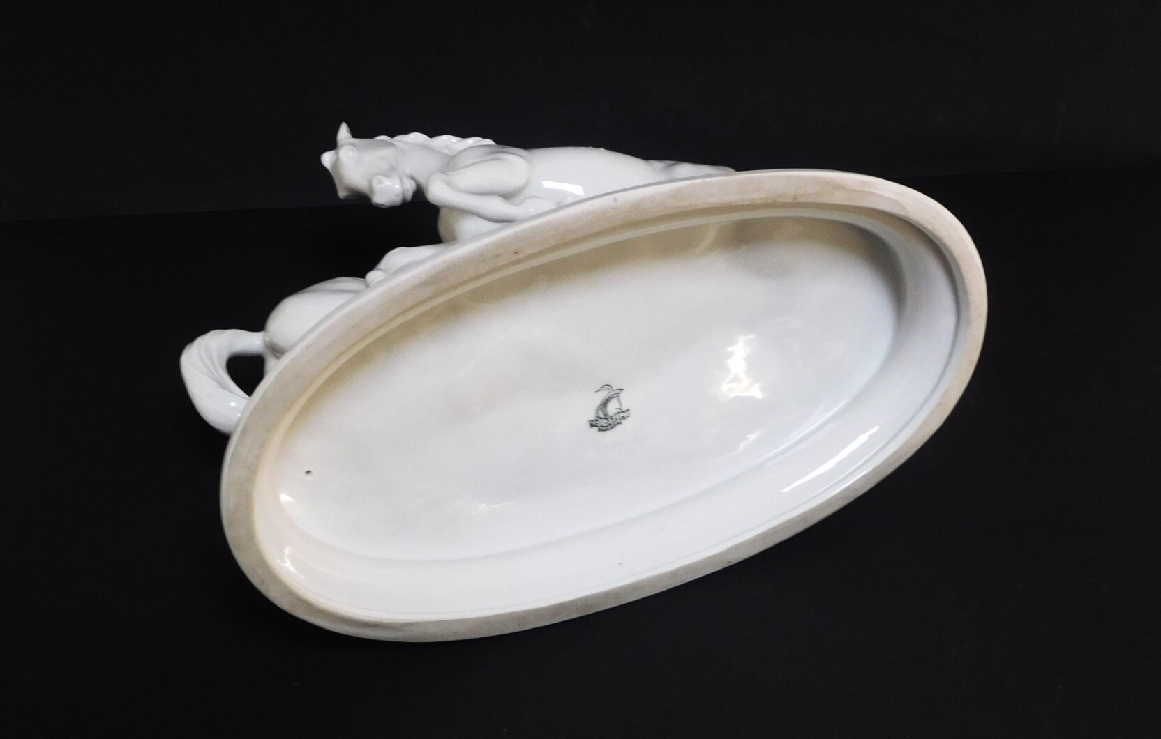 X Antique (1929-1937) White Porcelain "horses", Made by Neue ...