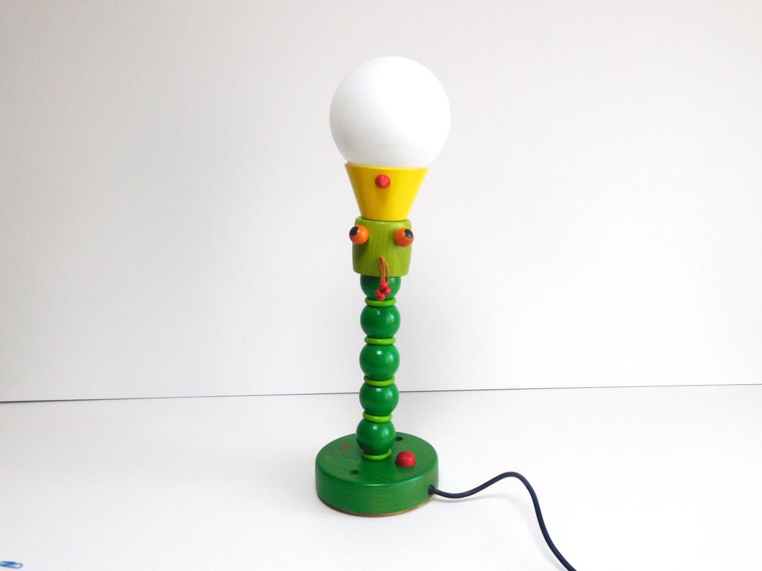 Great Children Wooden "glow Worm" Lamp / Lighting by Haba, Germany - Etsy