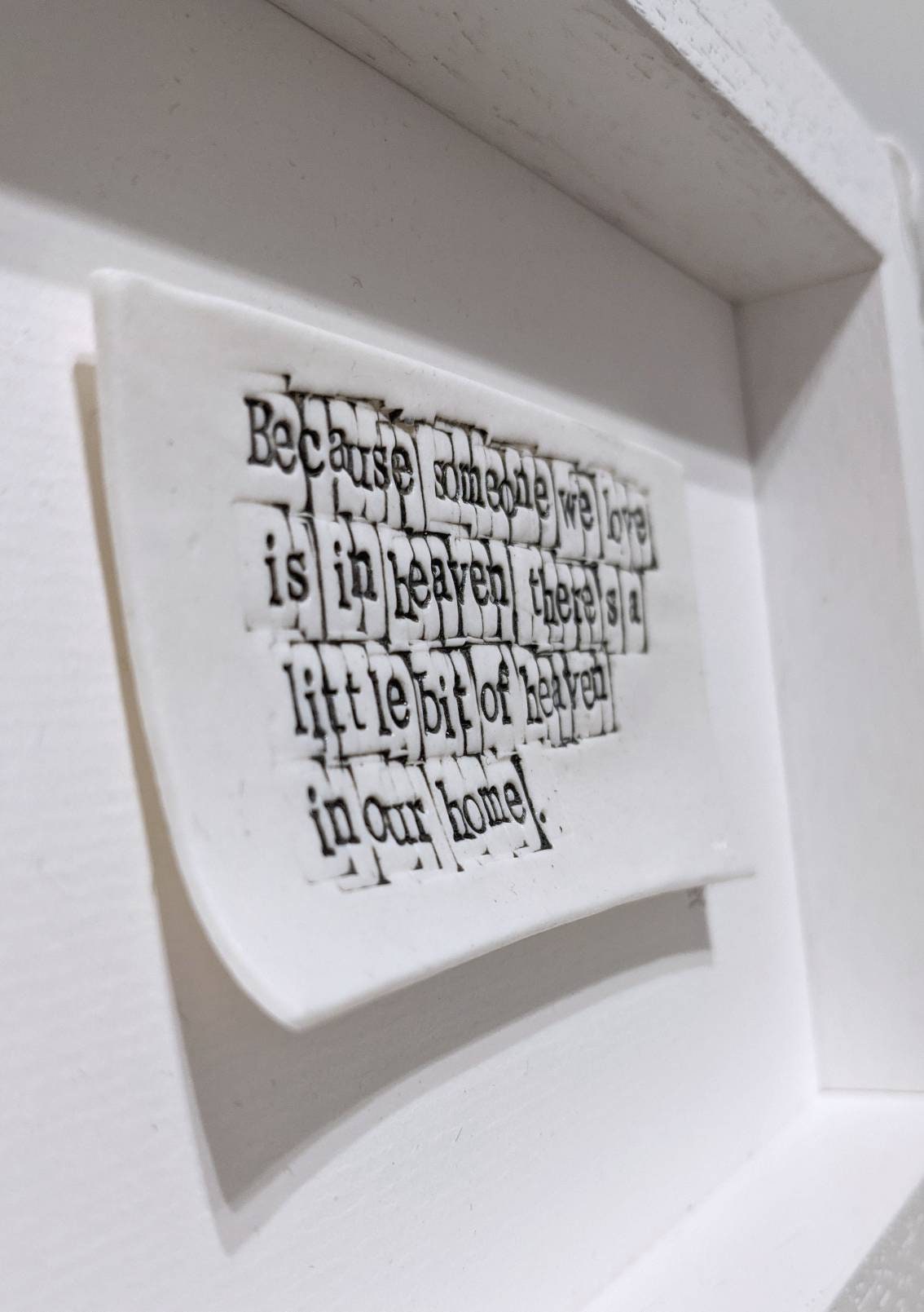 Words in Porcelain 'heaven' Porcelain Art Tile - Etsy