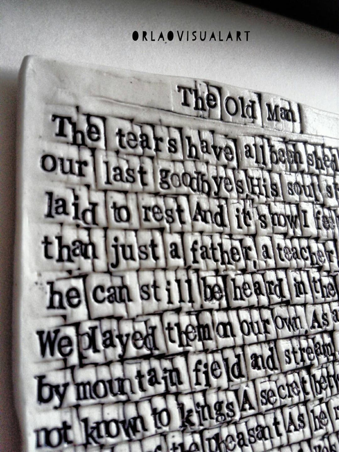 The Old Man - Words in Porcelain - Irish Folk Song - the Fureys - Phil ...