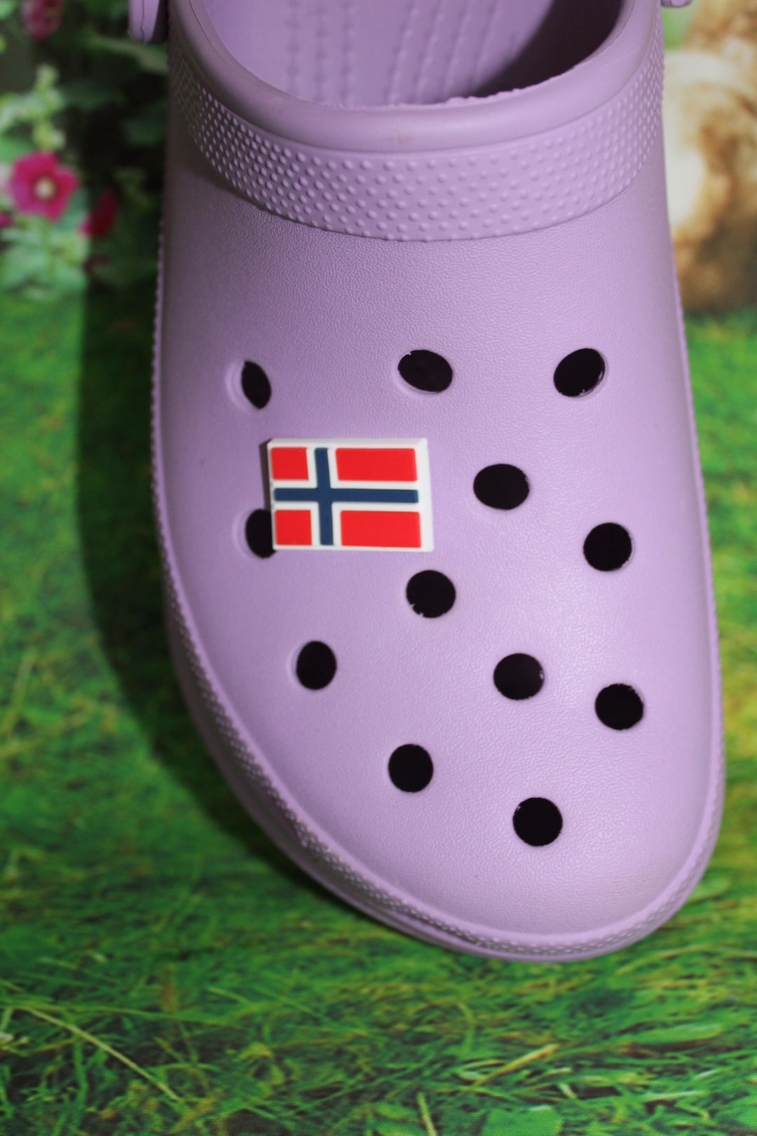 Norway Flag Shoe Charm (original Design) - Etsy