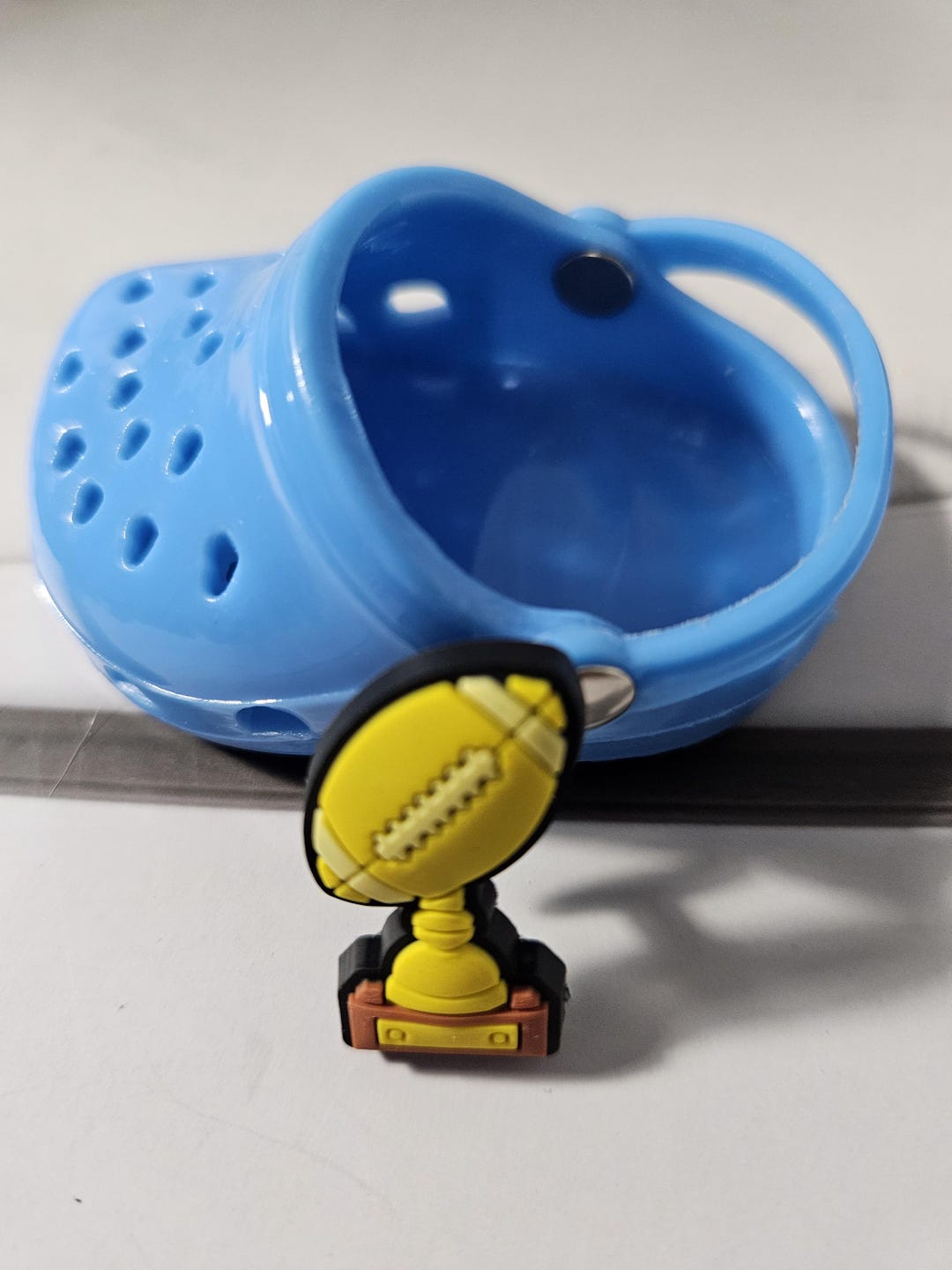 Football Trophy Clog Charm – Champion-inspired Shoe Accessory - Etsy