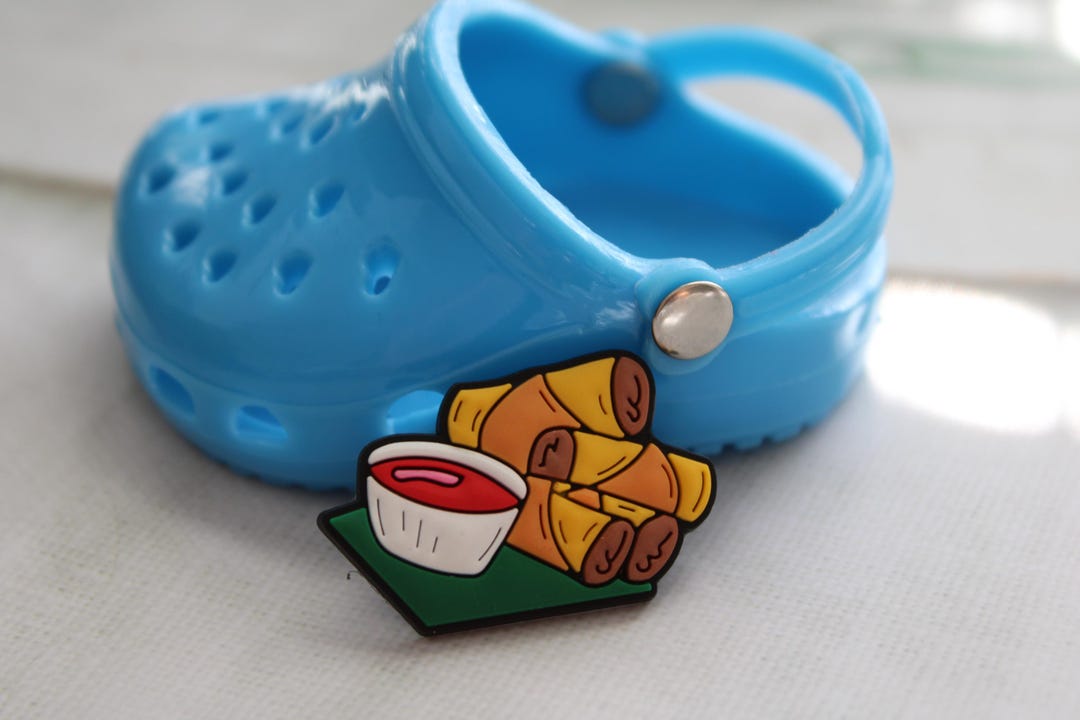 Lumpia Clog Charm – Filipino Spring Roll Shoe Accessory - Etsy