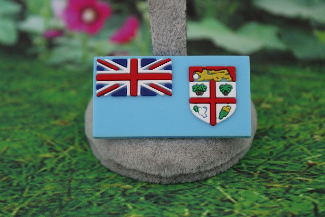 Fiji Flag Shoe Charm - Etsy