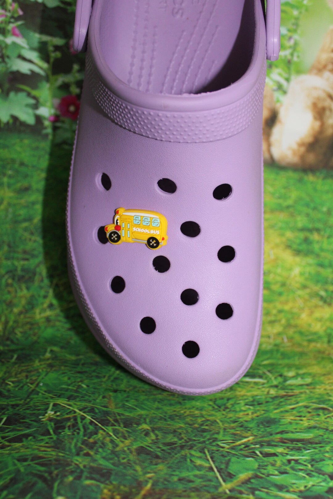 Yellow School Bus Shoe Charm - Etsy