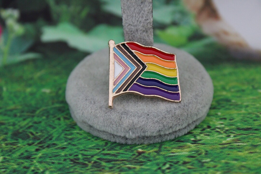 Inclusive Flag Enamel Pin - Etsy