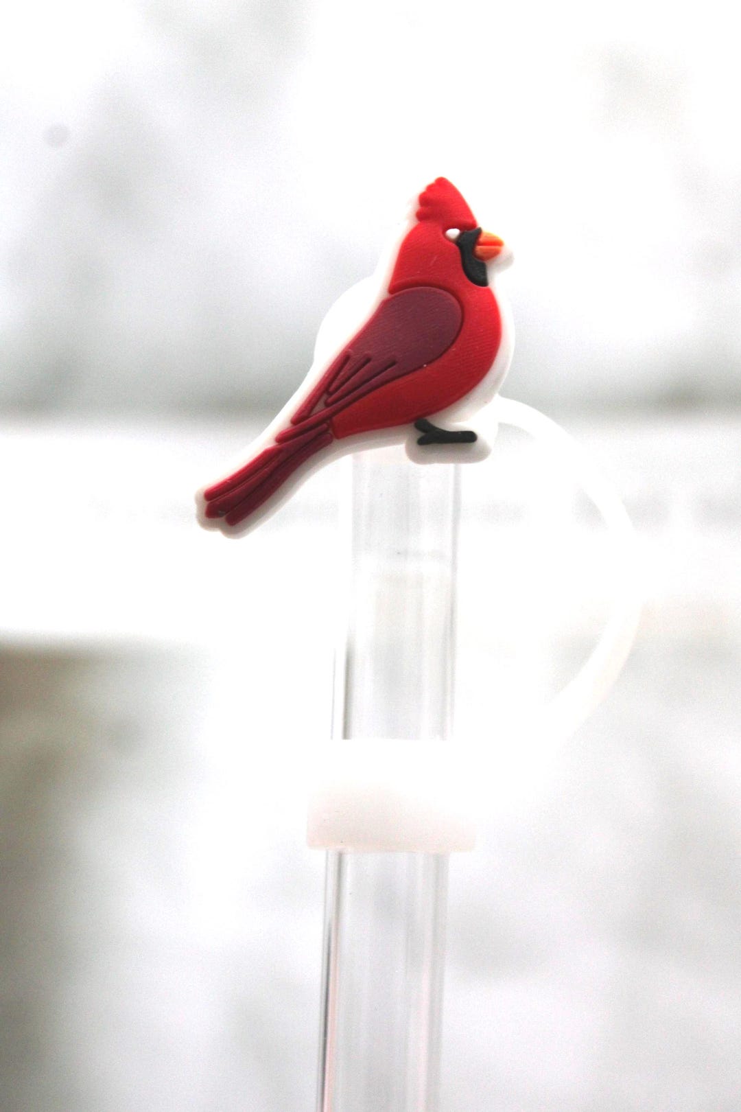Cardinal Bird Straw Cover for a 10mm Fit for Stanley Type of Straws ...