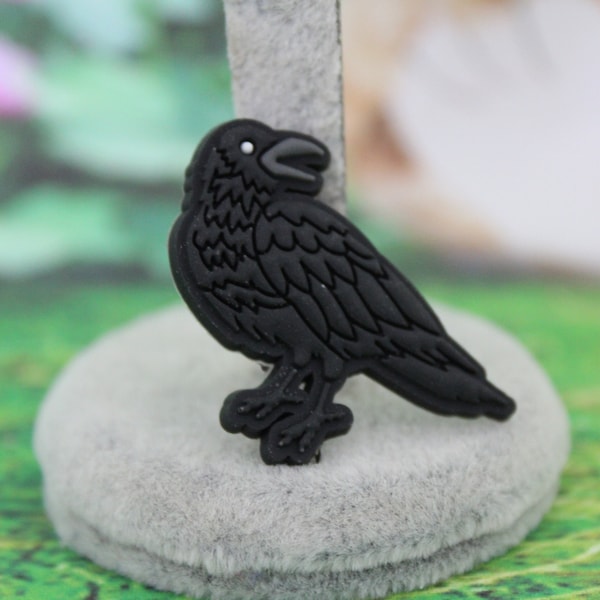 Crow Charm - Etsy