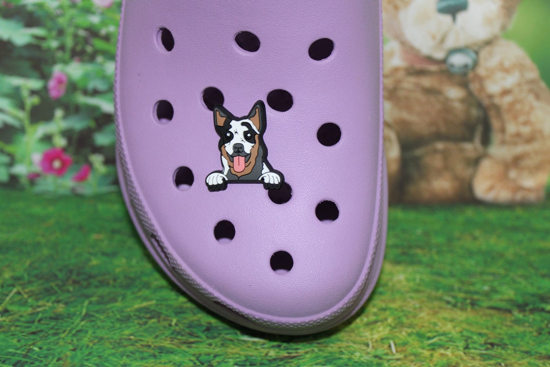Tri Color Australian Cattle Dog Dog Shoe Charm - Etsy