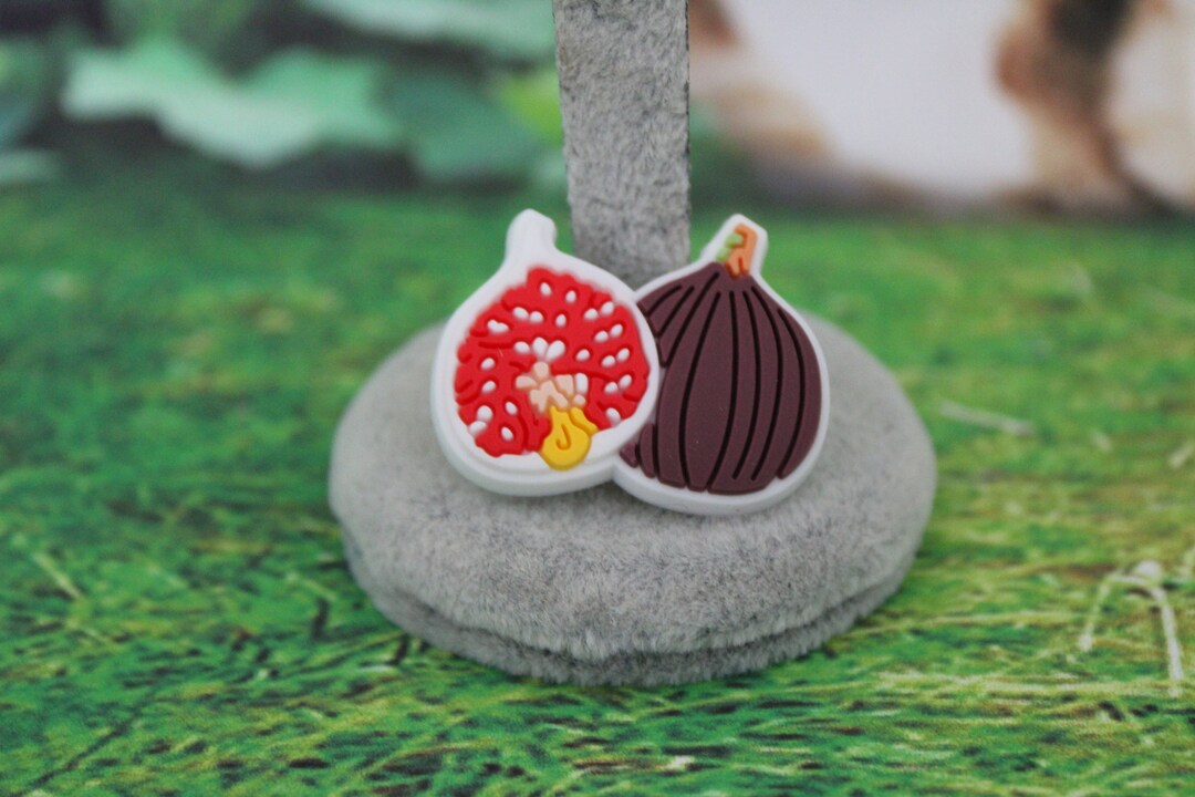 Mini Fig Fruit Shoe Charm for Clogs - Etsy