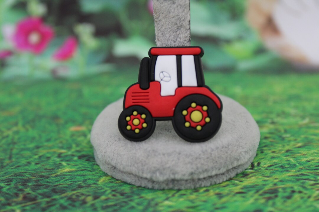 Red Tractor Shoe Charm for Clogs - Etsy