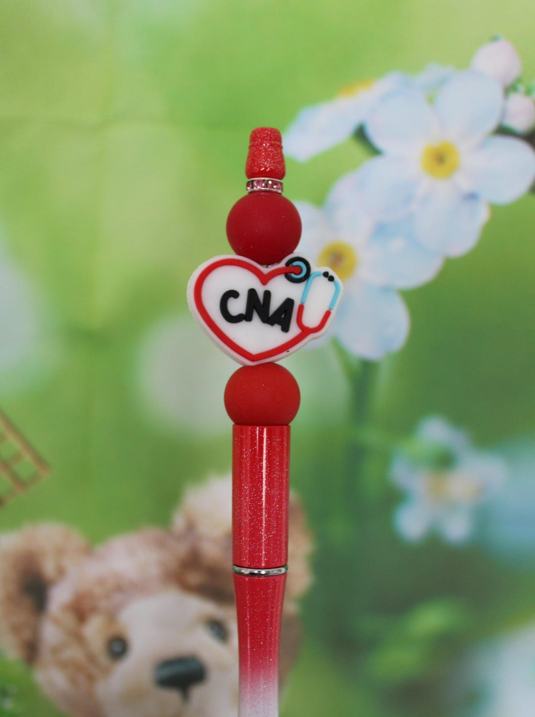 CNA Black Ink Pen (red and White Base) - Etsy