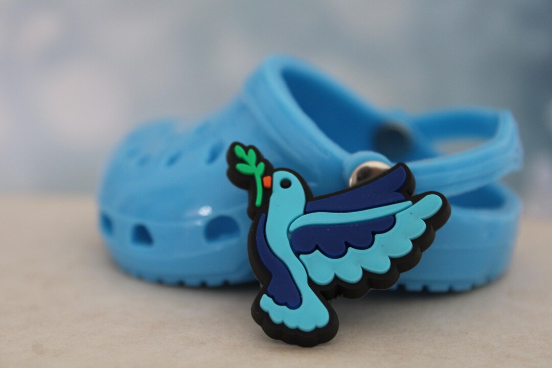 Mini Blue Bird Clog Charm - Etsy