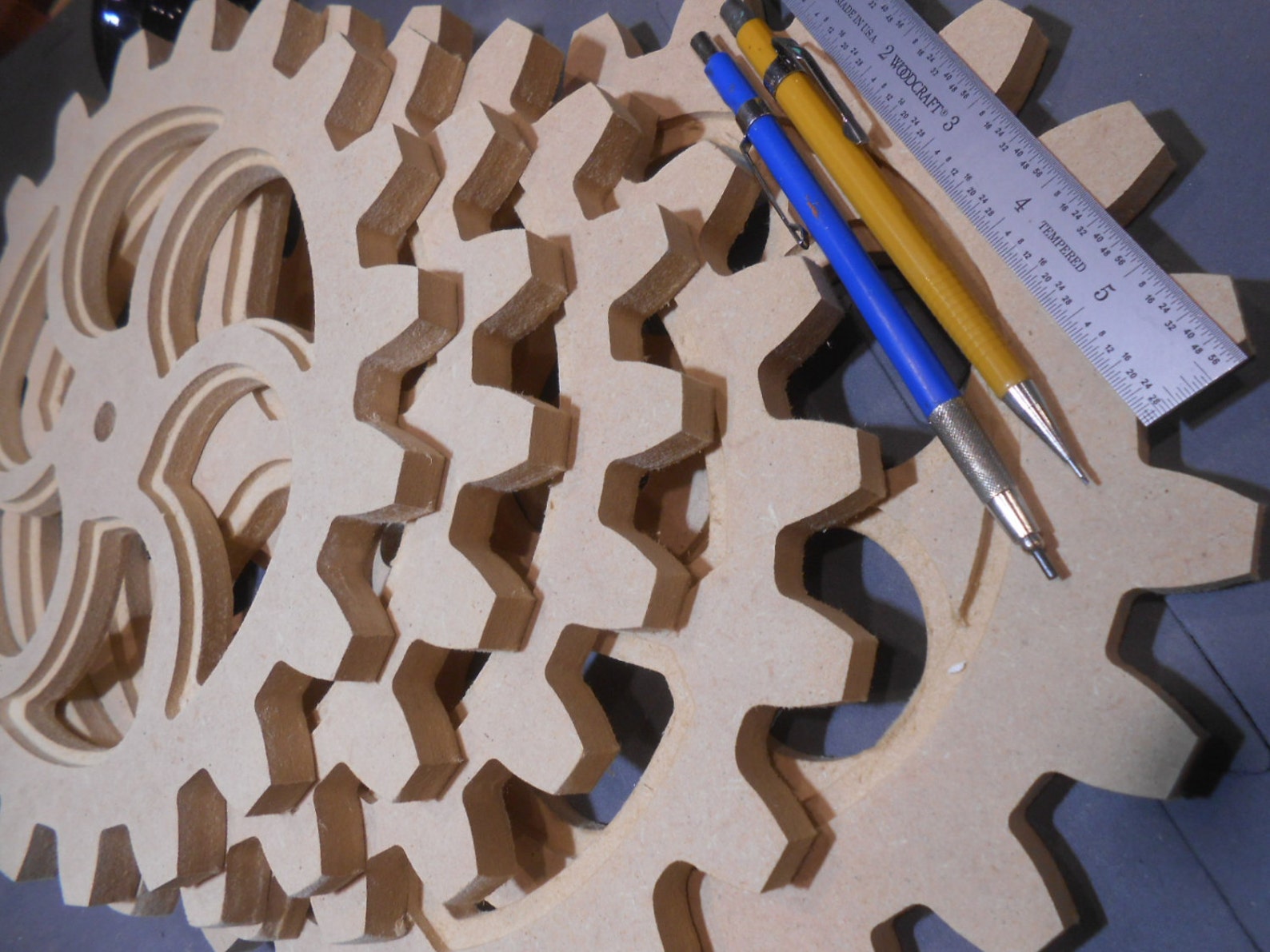 Five Wooden Gears 10 Inch Gear Cogs Wood Gears Steampunk - Etsy