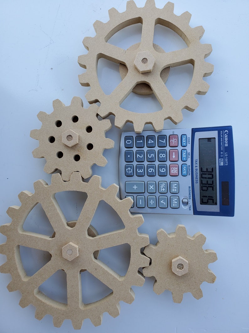 Large 7 Inch Kinetic Magnetic Mounted Gear Moving Kinetic Cogs - Etsy