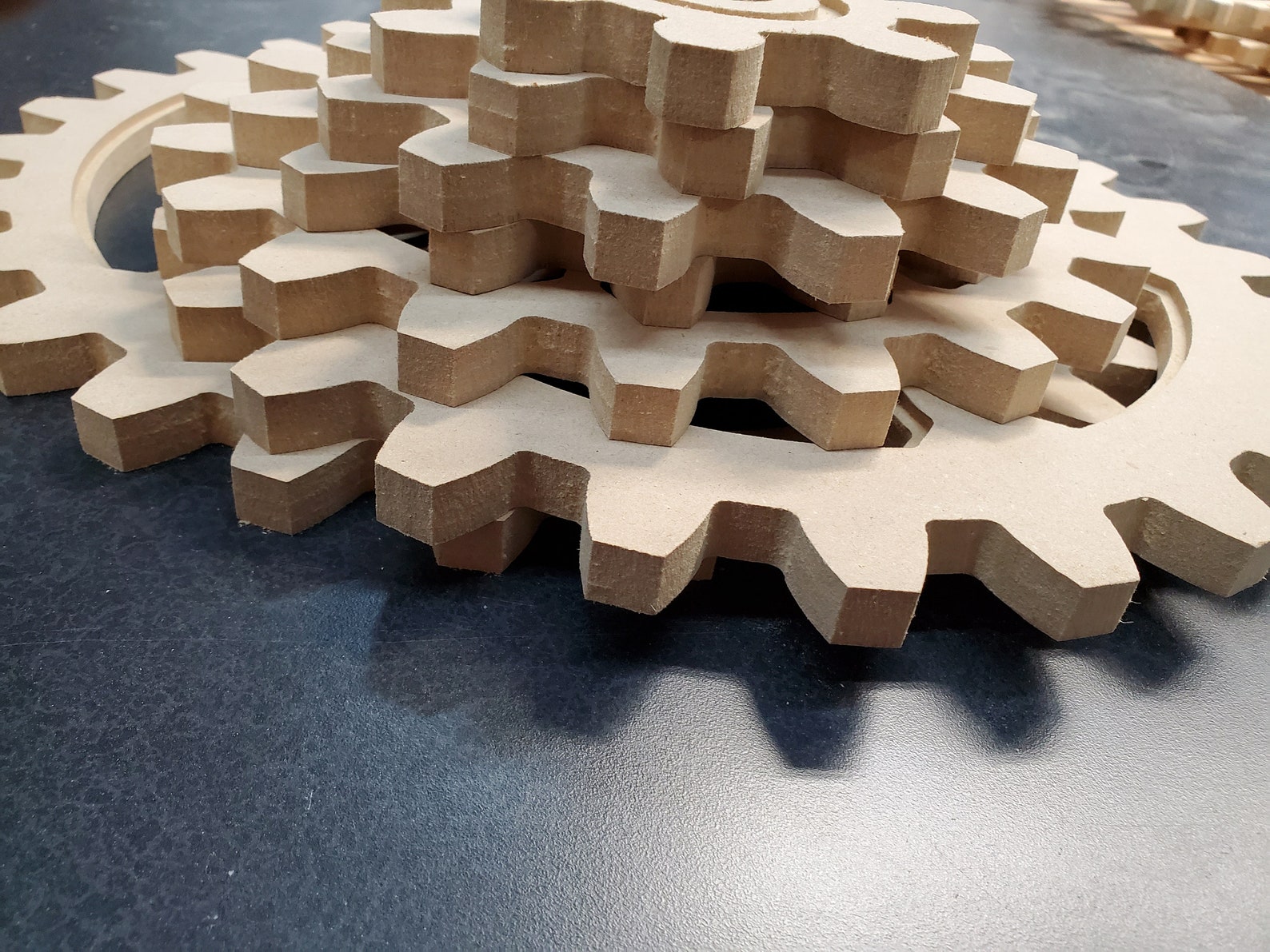 Large Wood Gear, 6 Gear Set, Wooden Cog, Sprocket, Steampunk, Modern ...