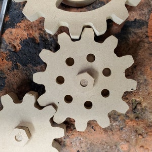 LARGE: 7 Gear Magnetic Backed Kinetic Gears. Shipping Free - Etsy