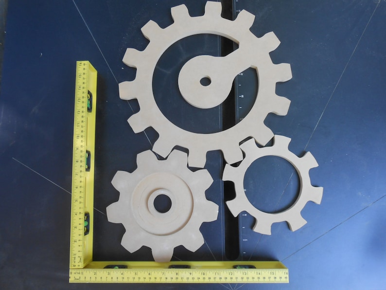Cogs - Gears Large Wood Cogs 1/2 Inch Thick, Wooden Gears, Wood Gears ...