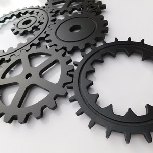 TWO and a HALF FEET! - Painted - Large Eight Gear Decorative Set ...