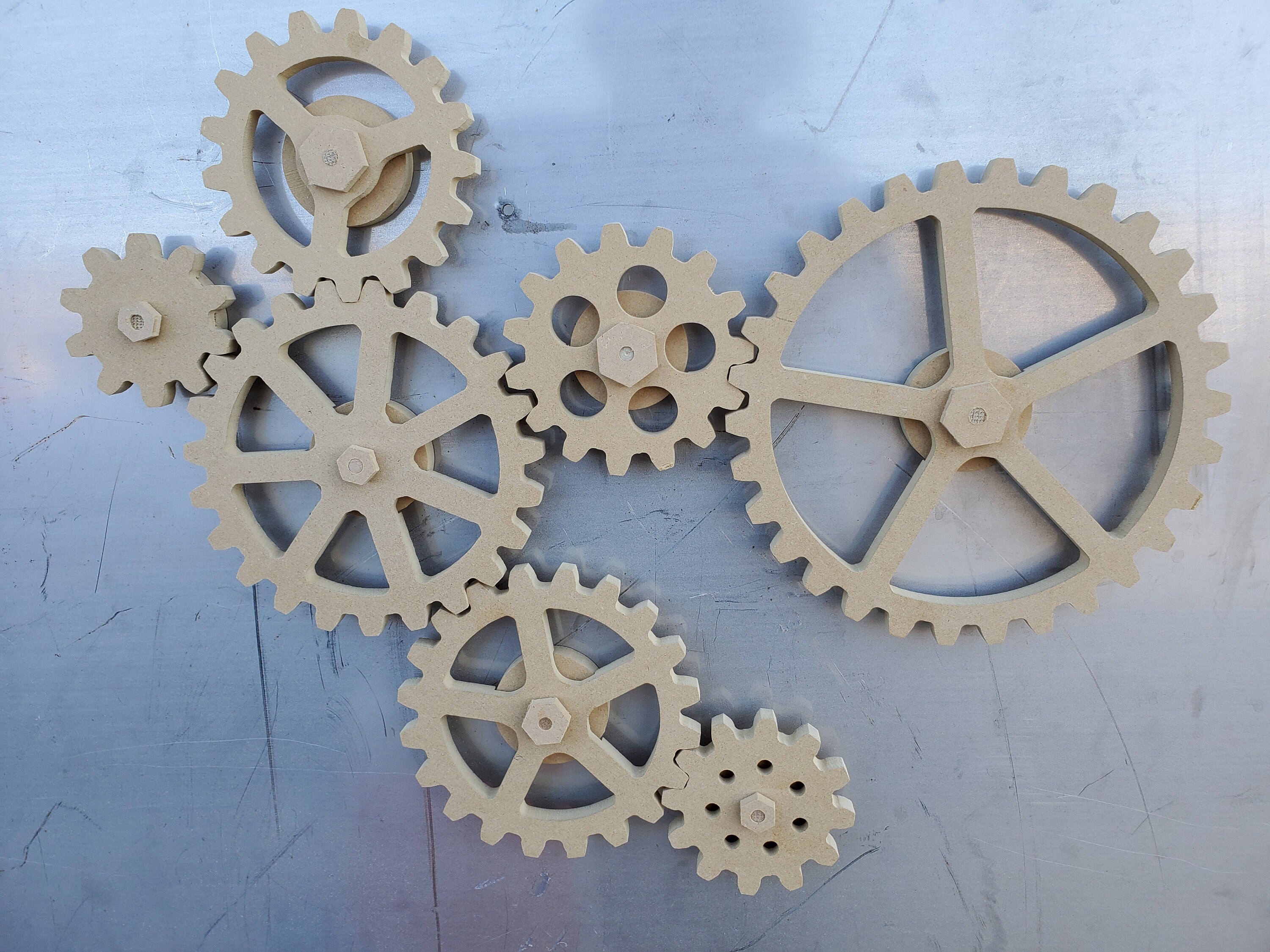 6 in Kinetic Magnetic Mounted Gear Moving Kinetic Cogs | Etsy