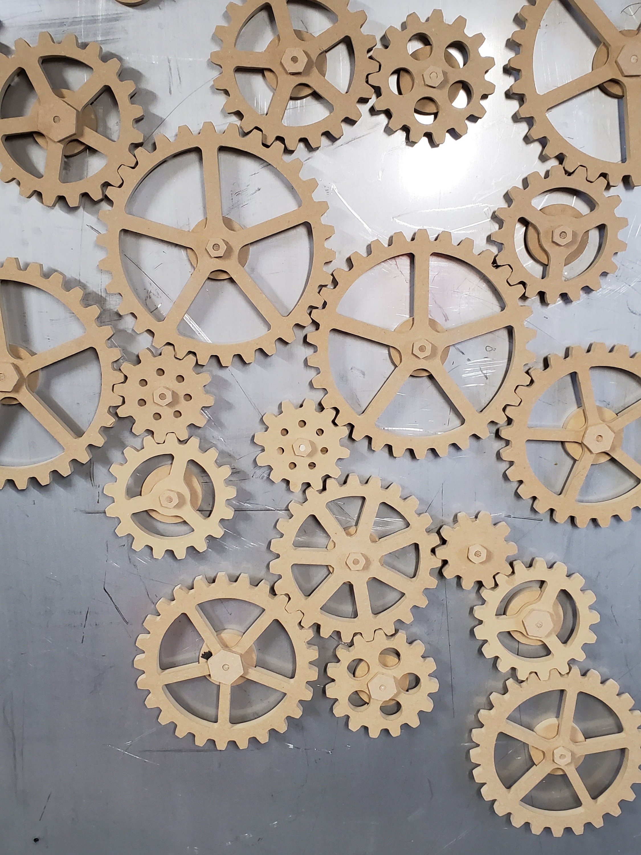 6 in Kinetic Magnetic Mounted Gear Moving Kinetic Cogs | Etsy