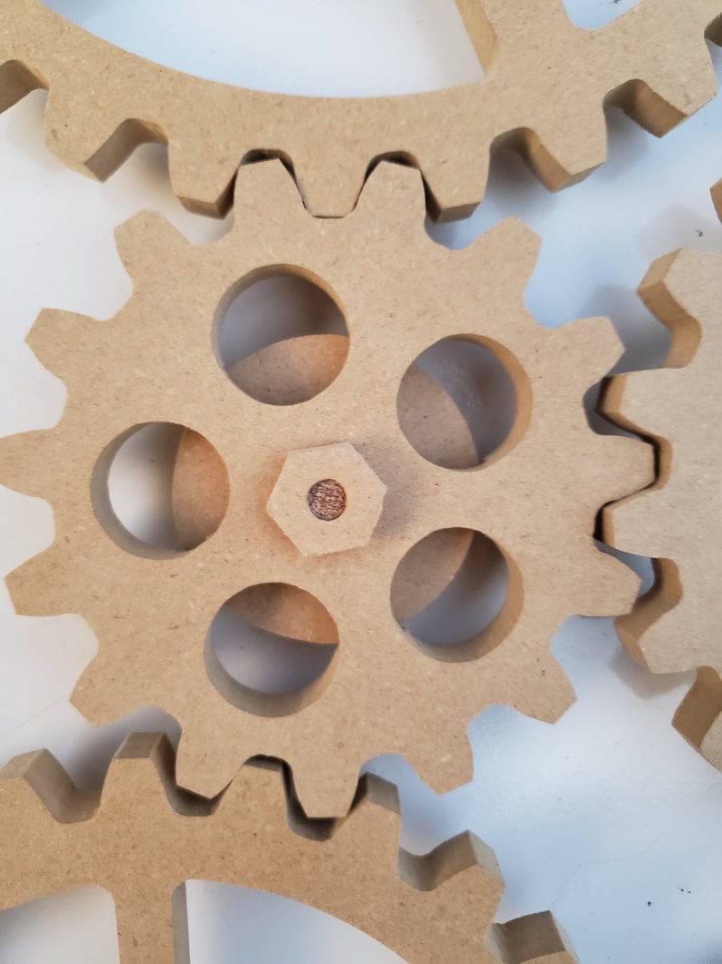 Large 5 Inch Kinetic Magnetic Mounted Gear Moving Kinetic Cogs 1 Gear ...