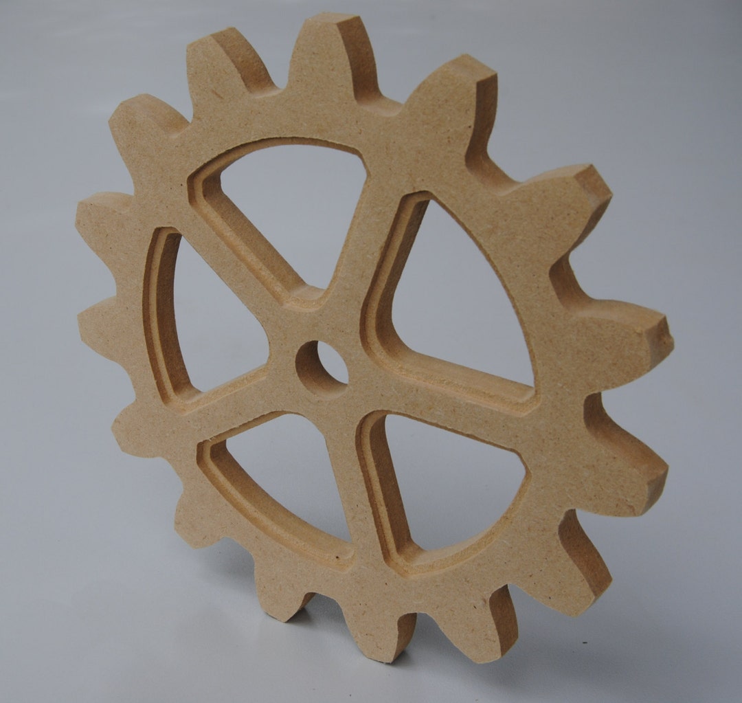 Large Wooden Gear Cog Sprocket, 8 Inch, Steampunk Industrial Home Decor ...