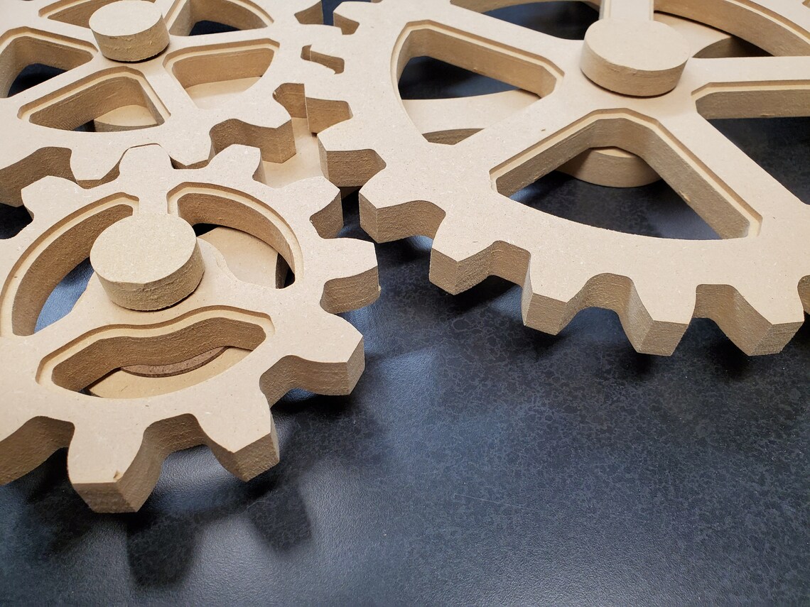 Five Large Gear Kinetic Set 23.5 IN X 16.5 In. Stem Maker Space Vs. 3CG ...