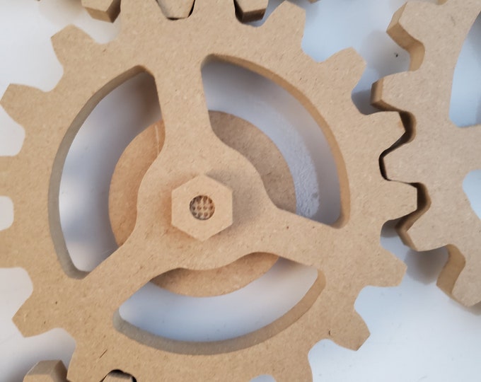 5 In. Kinetic Magnetic Mounted Gear Moving Kinetic Cogs Three Spokes - Etsy
