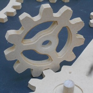 Gear Wall, 26" X 16" - Wooden Gears, Wood Gears, Kinetic Wall Decor ...