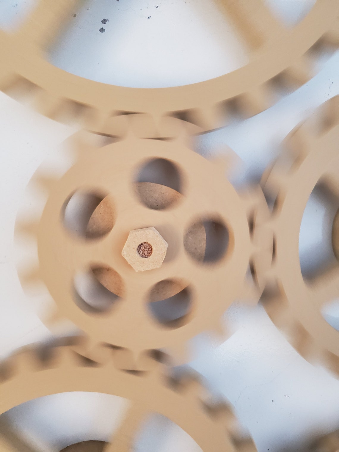 Large 5 Inch Kinetic Magnetic Mounted Gear Moving Kinetic Cogs 1 Gear ...