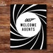 Special Agents Welcome Poster - American Sizes - Instant Download, PDF ...