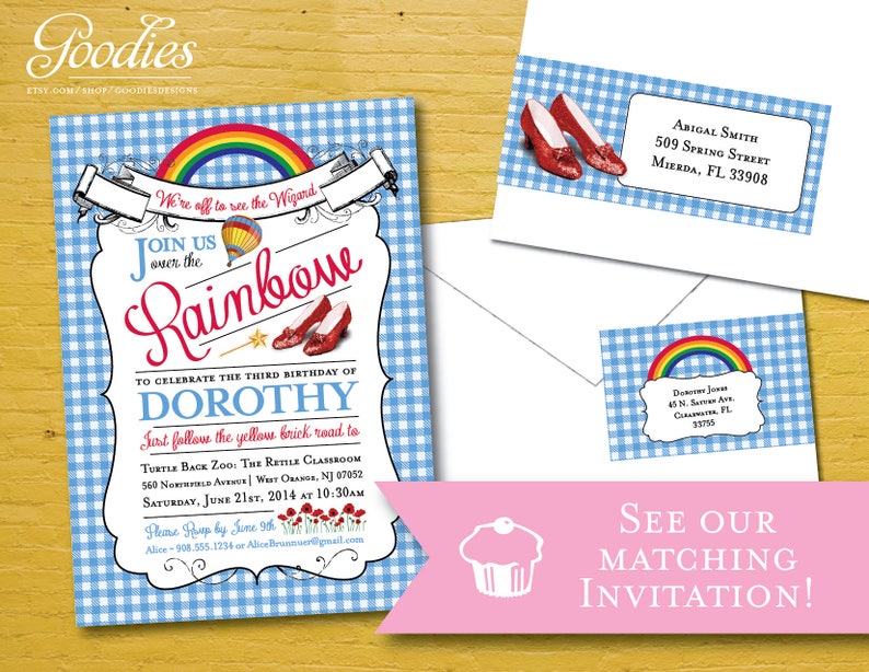 Wizard of Oz Address Labels - Etsy