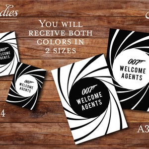 A3 Special Agents Welcome Poster - Instant Download, PDF, JPEG ...