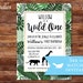 Wild One Tags Stickers or Cupcake Toppers Favors First - Etsy
