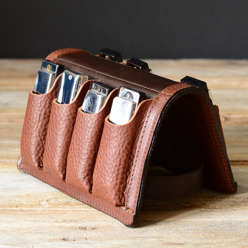 8-pack Leather Harmonica Case Leather Blues Harp Holder | Etsy