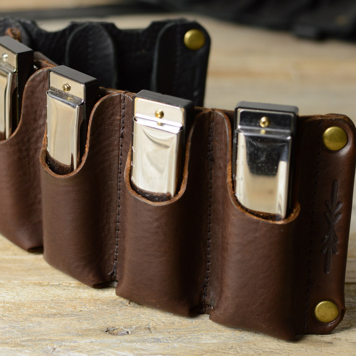 Leather Harmonica Holster Harmonica Belt Pouch Blues Harp - Etsy UK