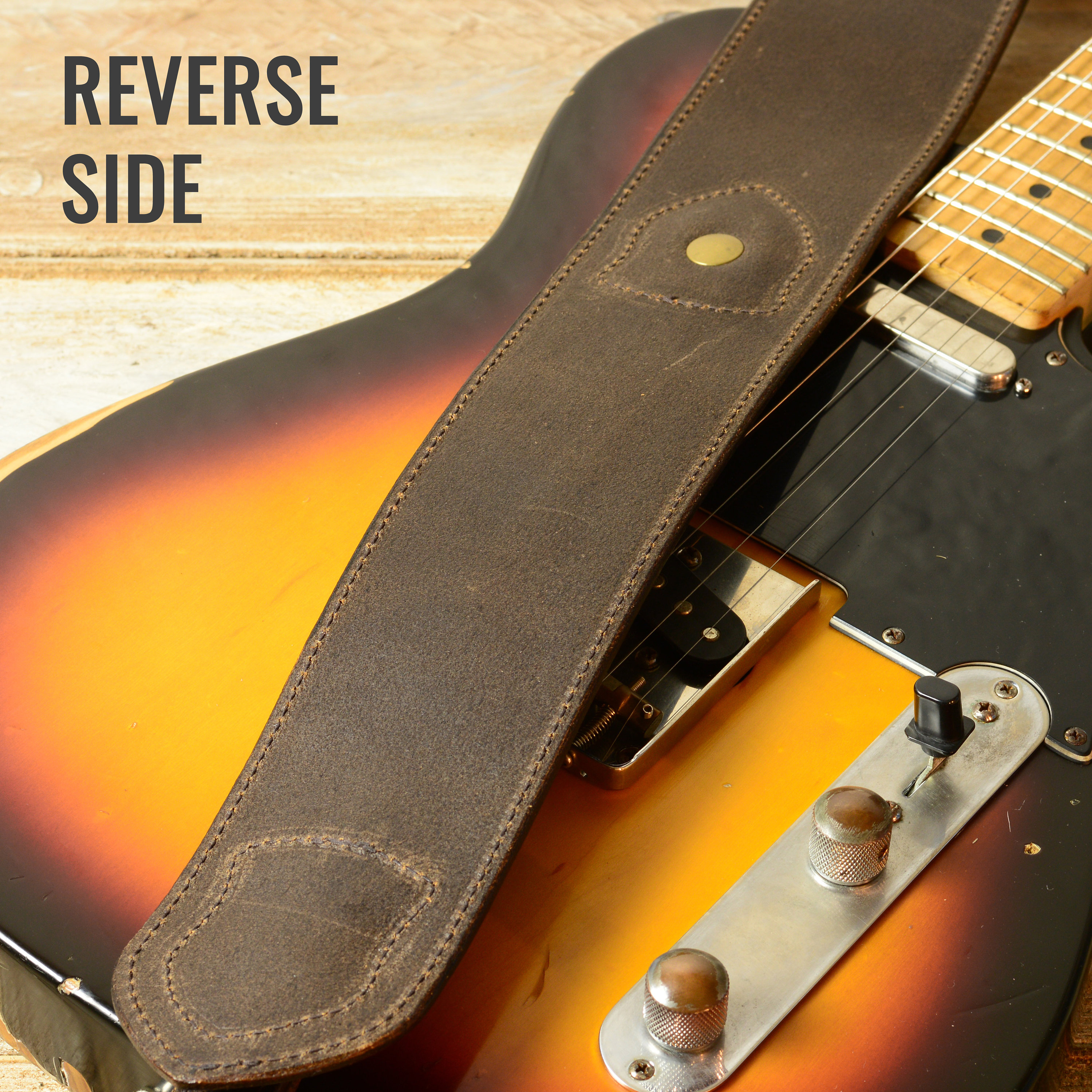 Pinegrove Leather Gs56 Conway Guitar Strap Brown Full Grained Etsy