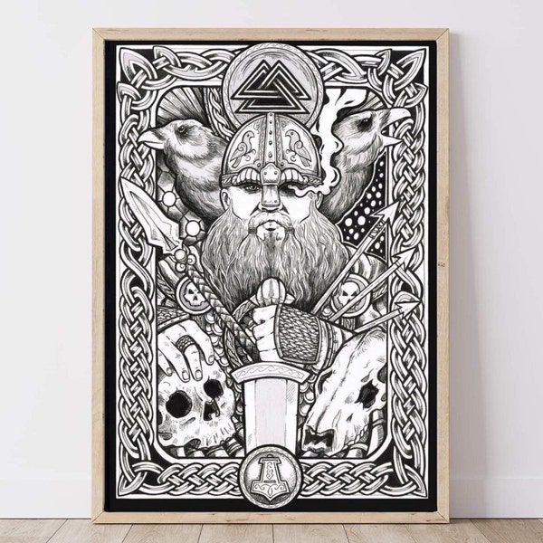 Odin Poster - Etsy