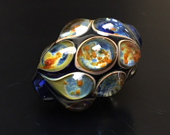 Tom Boylan vintage bead, beautiful vintage Tom Boylan glass blown bead ...