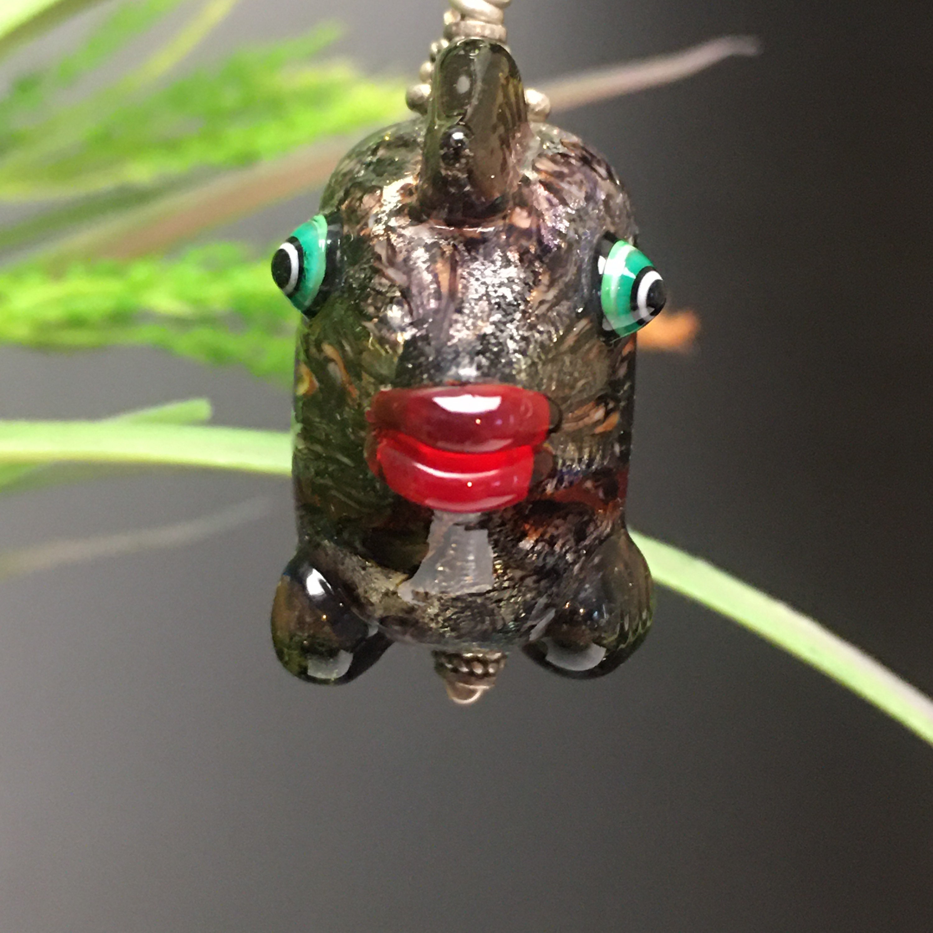 Pompadour Silver Core Fish,fish Pendant, Sea Life Jewelry - Etsy