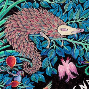 Fantasy Animal Art Print Music Poster Wall Decor - Etsy