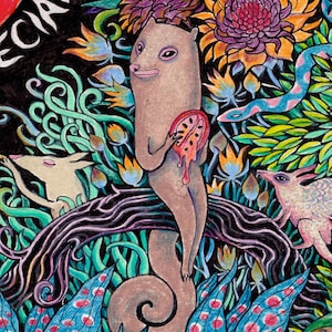 Fantasy Animal Art Print Music Poster Wall Decor - Etsy