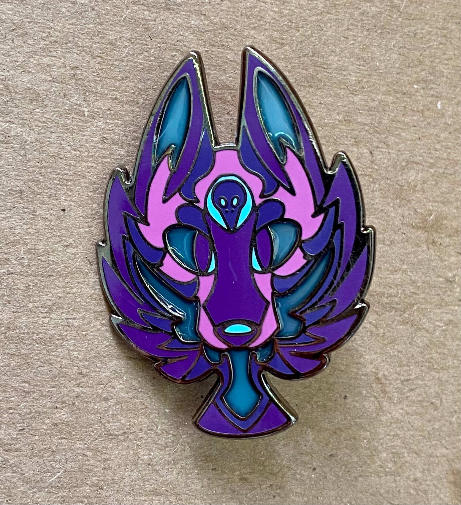 Crow Reborn Translucent Enamel Pin - Etsy