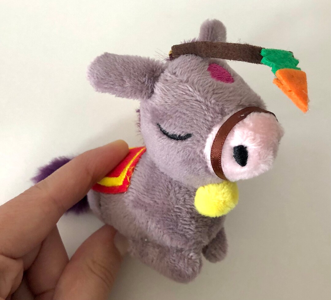 Dharma Plush Keychain - Meditating Donkey - Etsy